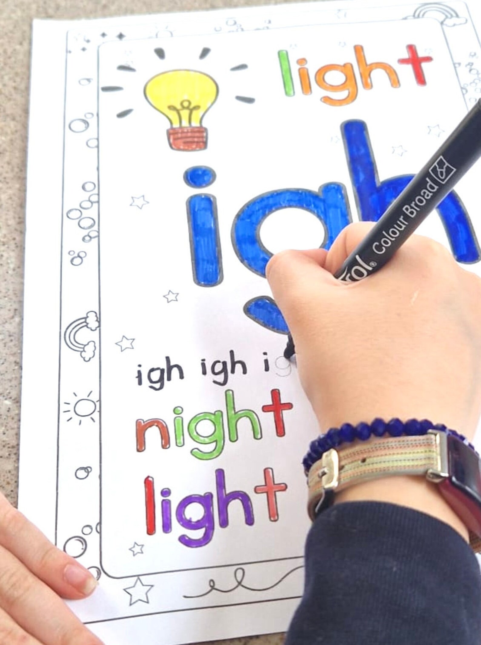 Learn the Alphabet & Phonics Phases 1, 2, 3; Color, Trace, Write! Learn ...