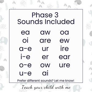 Phonics Phase 3 Flashcards, Learn Sounds, Improve Reading With These ...