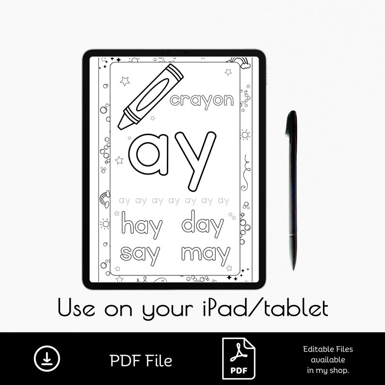 PHONICS PHASE 1, 2 & 3 COLORING, Learn Phonics While Having Fun Boost ...