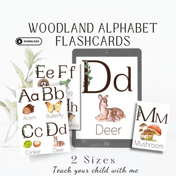Woodland Alphabet - Etsy