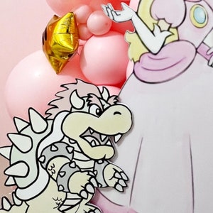 Bowser Digital Download Print Out L Bowser Cutout L Princess Peach ...