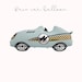 Race Car Blue Balloon Two Pack - Two Fast Balloons - Fast One Balloons ...