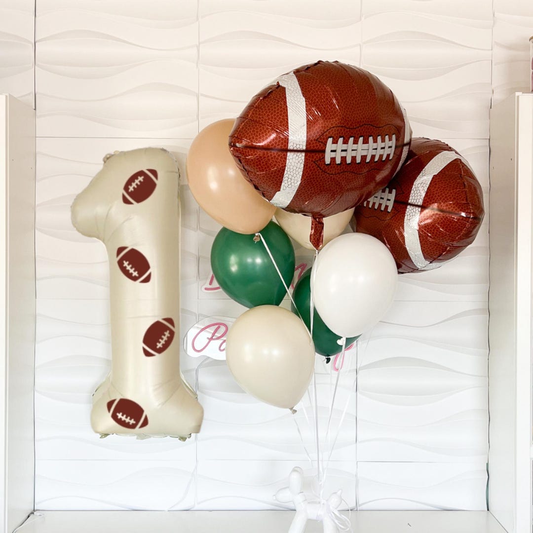 First Down Balloon Pack -in My Football Era - Football 1st Birthday ...