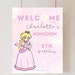 Princess Peach Welcome Sign L Princess Peach 1st Birthday L Princess ...