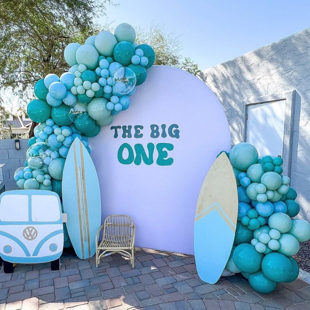 The Big One Surf Birthday L DIY Balloon Kit L the Big One L Surf Theme ...
