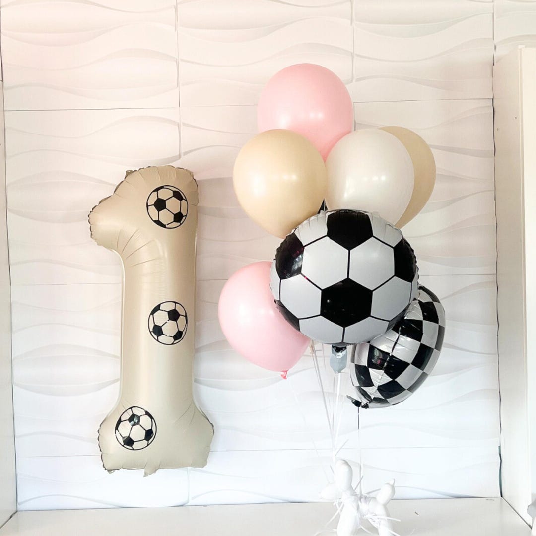 Soccer Ball Themed Balloons - 10 Pack of Balloons - Soccer Party ...