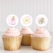 Princess Peach Cupcake Toppers Download L Princess Peach L - Etsy