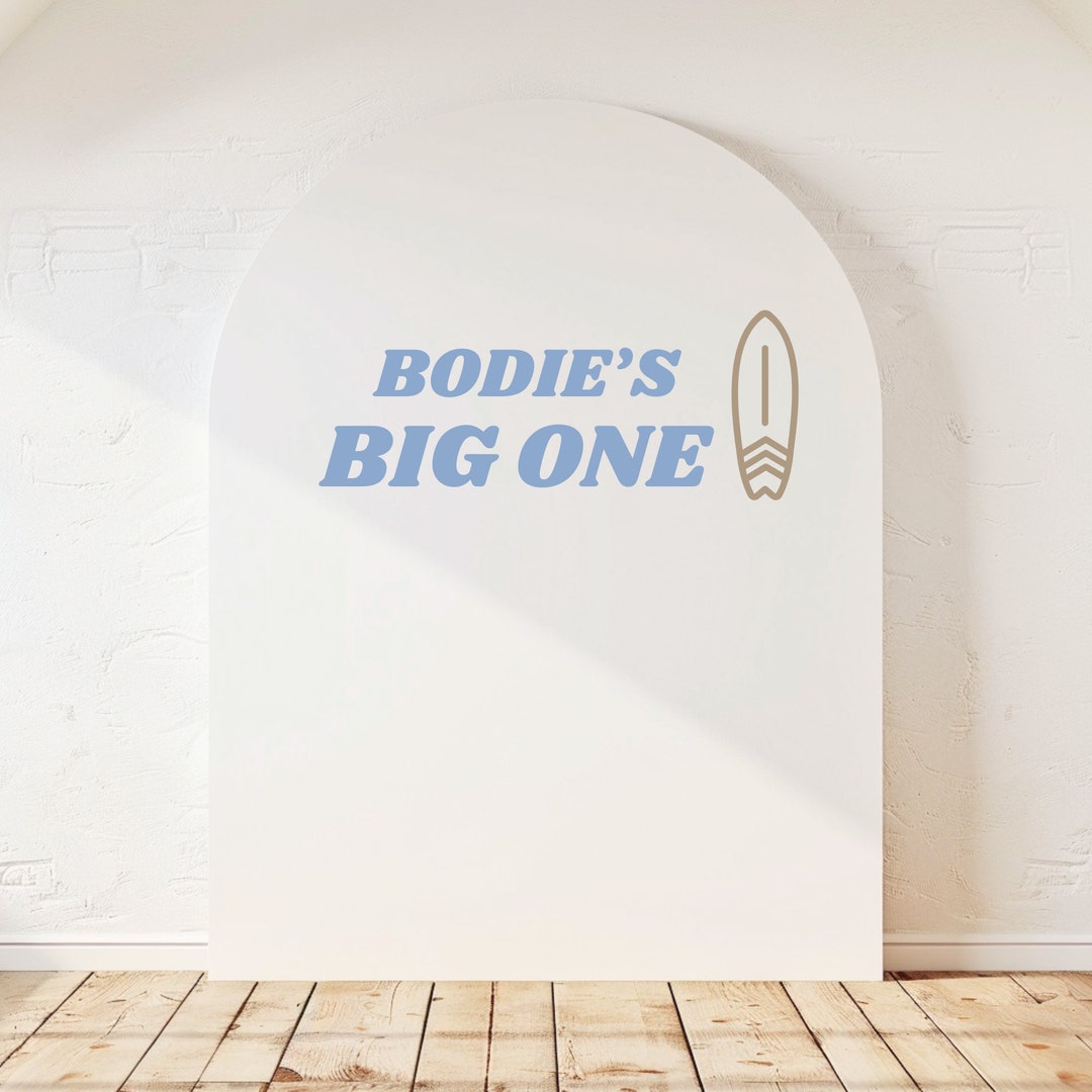 The Big One Decal the Big One Birthday the Big One the Big One Party ...