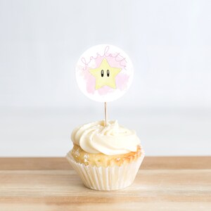 Princess Peach Cupcake Toppers Download L Princess Peach L Super Mario ...
