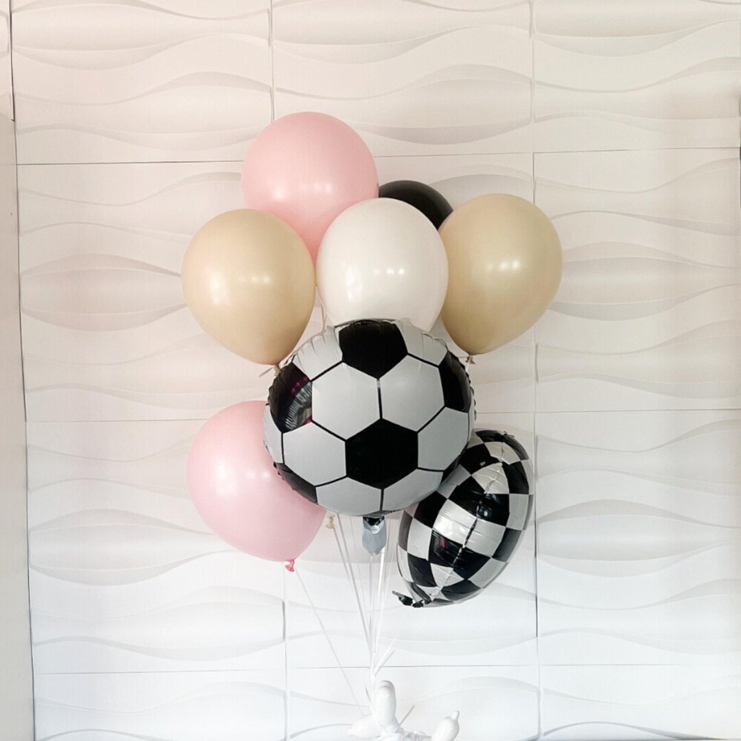 Soccer Ball Themed Balloons - 10 Pack of Balloons - Soccer Party ...