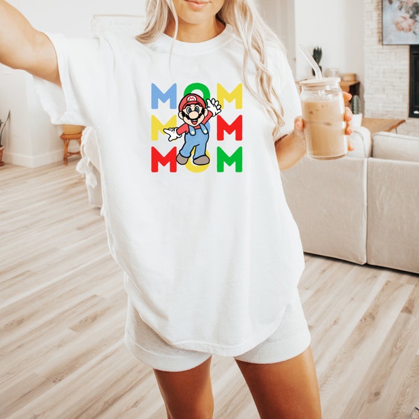 Super Mommy Mario Svg - Etsy