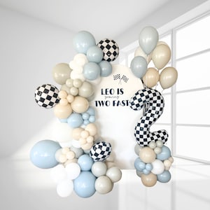 TWO Fast Theme L Two Fast DIY Balloons Kit L Growing Two Fast Birthday ...