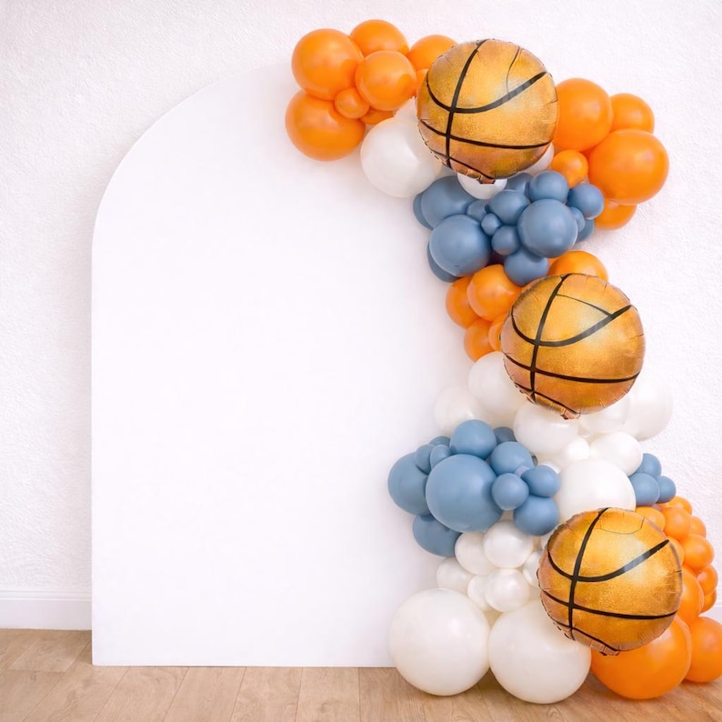 Basketball Balloon Garland - Birthday MVP- Birthday Hoops - Birthday ...
