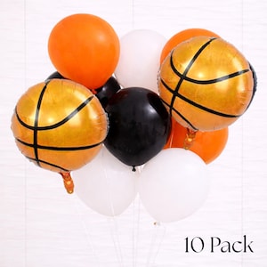 Basketball Balloon Tower - Birthday MVP- Birthday Hoops - Birthday ...