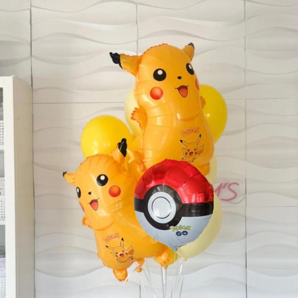 Pikachu Birthday Balloon - Etsy