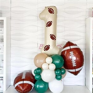 First Down Number Balloon Tower-in My Football Era Football 1st ...
