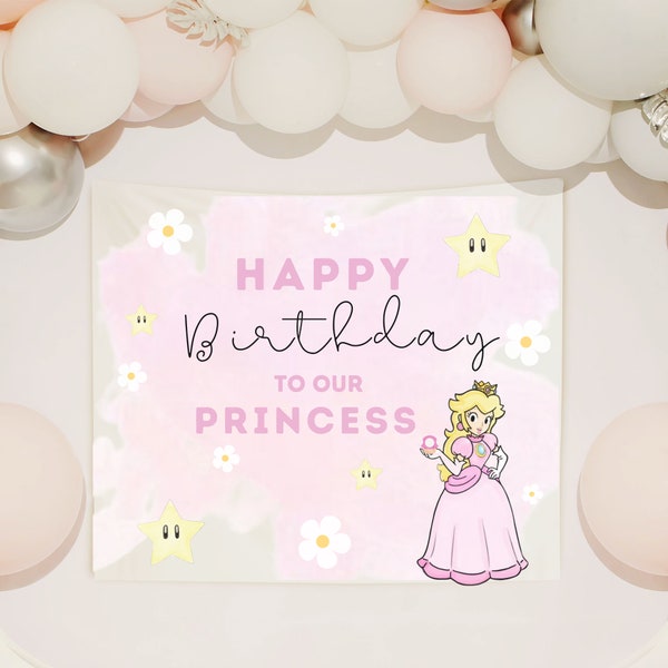 Princess Peach Tapestry - Etsy