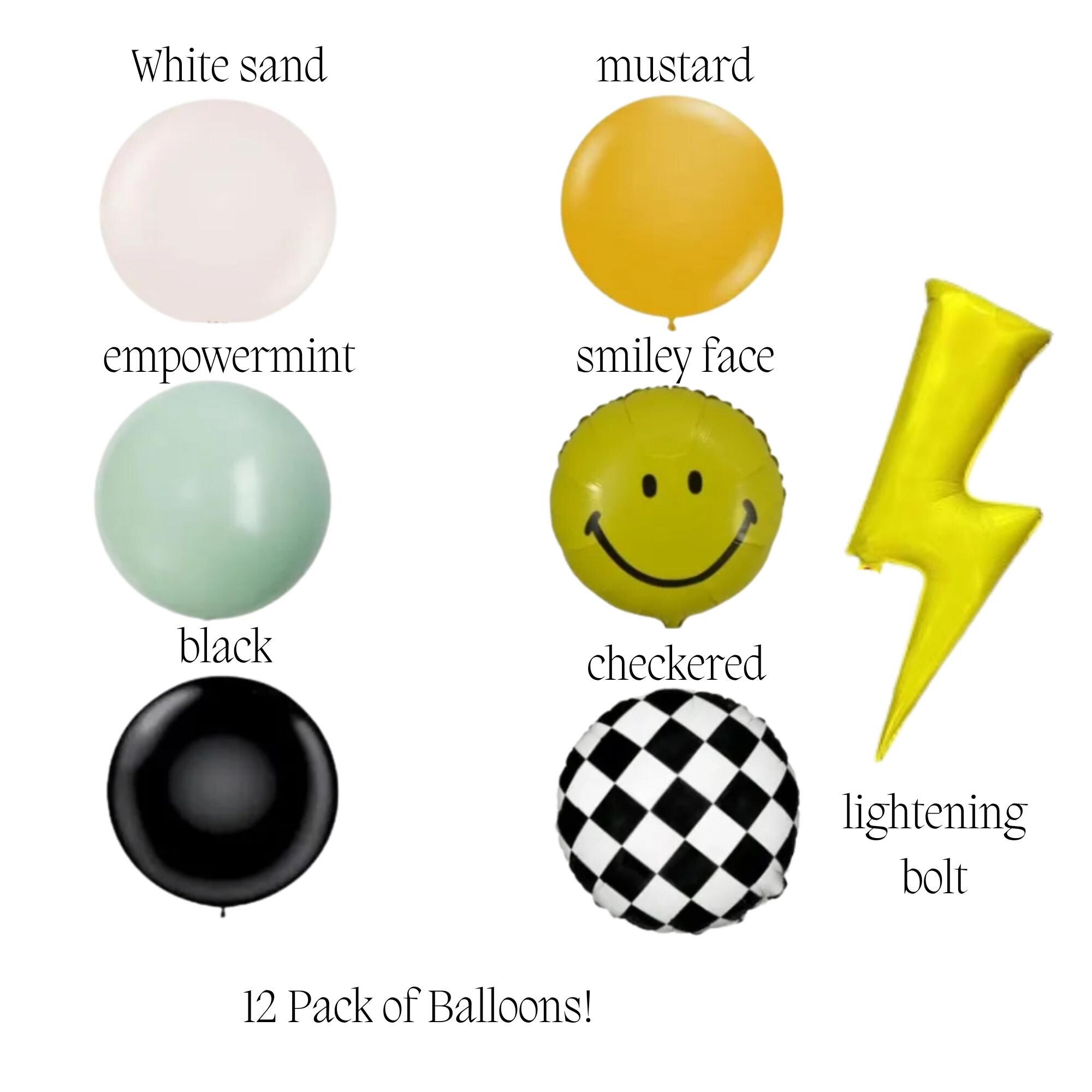 Skateboard Birthday 12 Pack of Balloons- Skateboarding Balloons ...