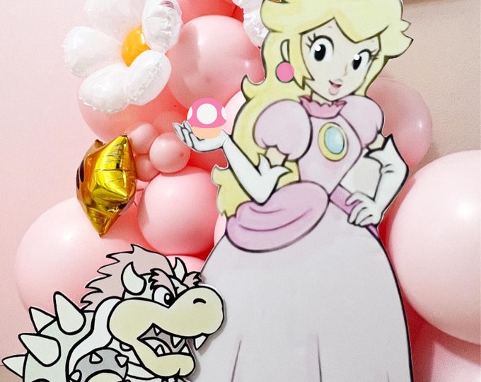 Princess Peach Candy Bar Printable Chocolate Peaches Mario Bros ...