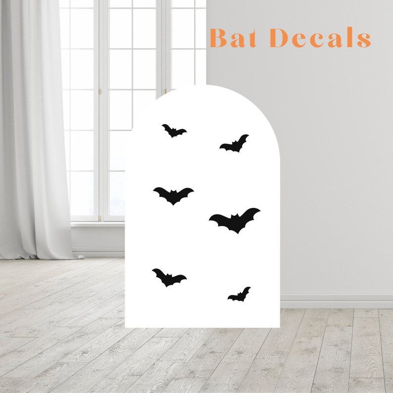 Halloween Bat Decals L Bat Vinyl Sticker L Halloween Decals L Halloween ...
