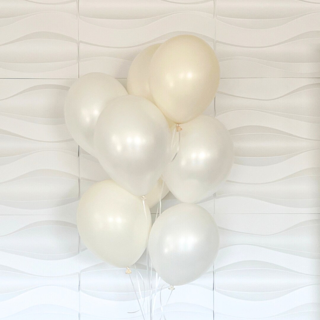 Bridal Shower Balloons - Pearl Balloons - Lace Balloons - Baby Shower ...