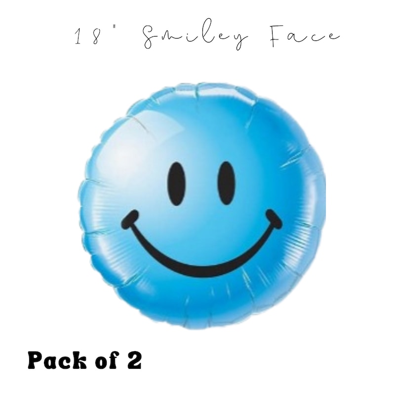 Smiley Face Balloon - Etsy