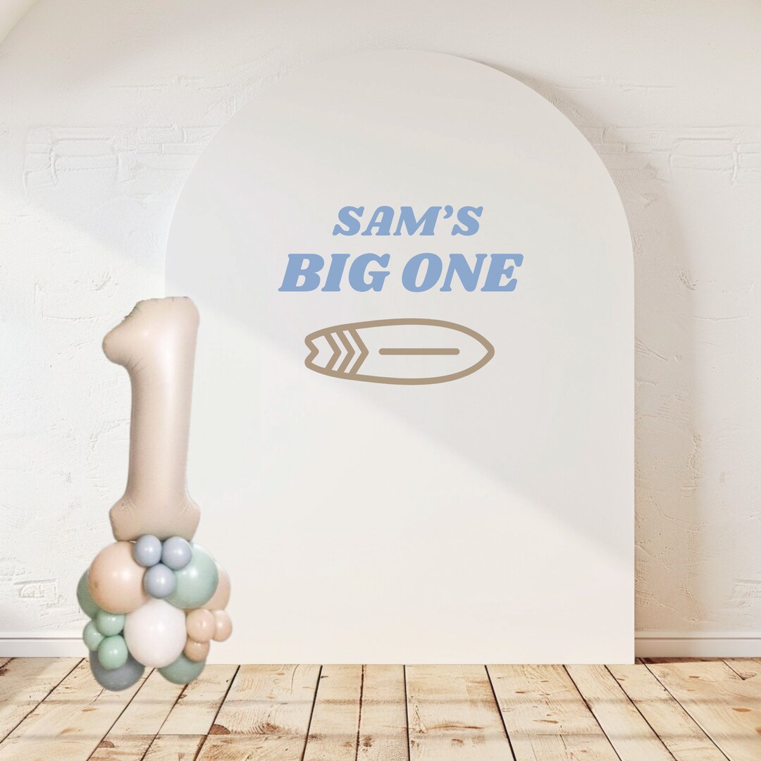 The Big One Decal the Big One Birthday the Big One the Big One Party ...