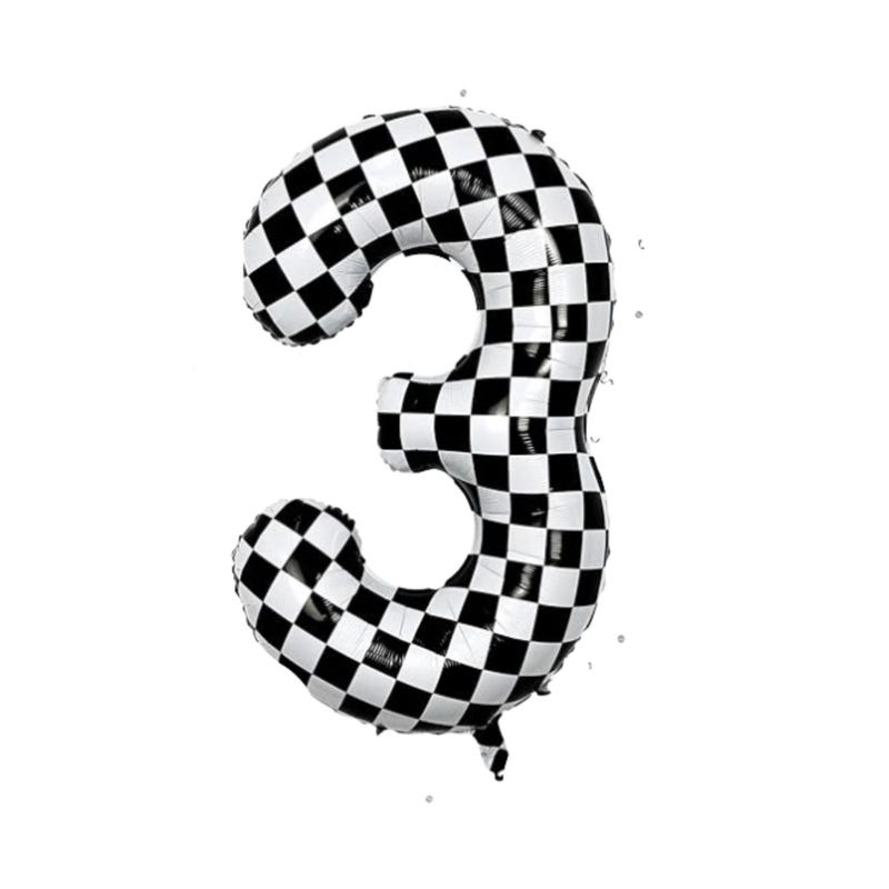 Checkered Mylar Balloon - Etsy