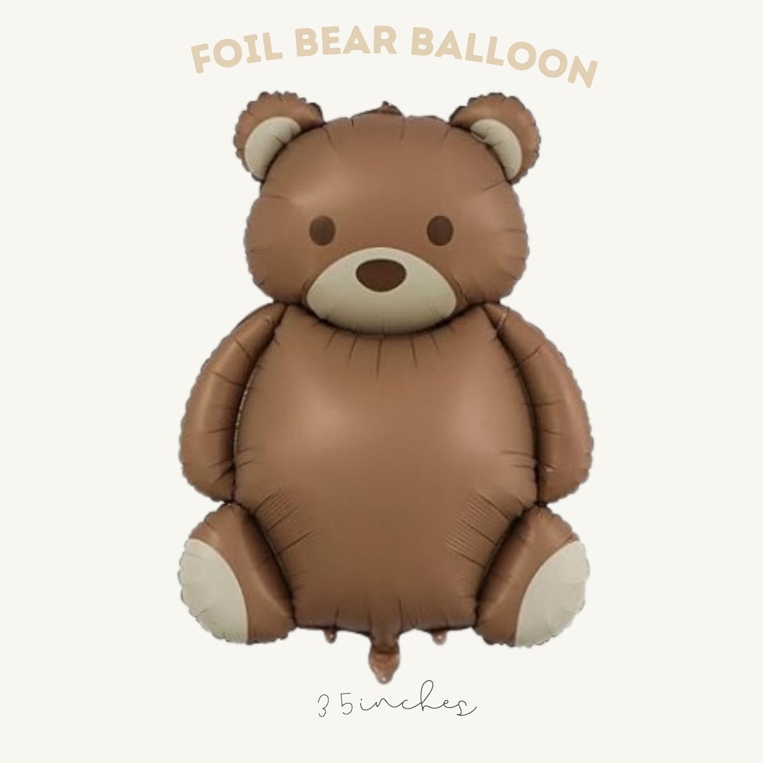 Teddy Bear Helium Balloon Teddy Bear Party Bear Theme Party Teddy Bear ...