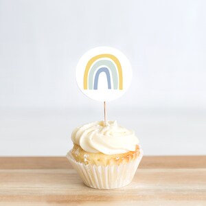 EDITABLE Sun Birthday Cupcake Toppers,sunshine First Birthday Decor ...
