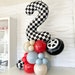 TWO Fast Balloon Tower L TWO Fast Balloons L Race Car Balloons L Race ...