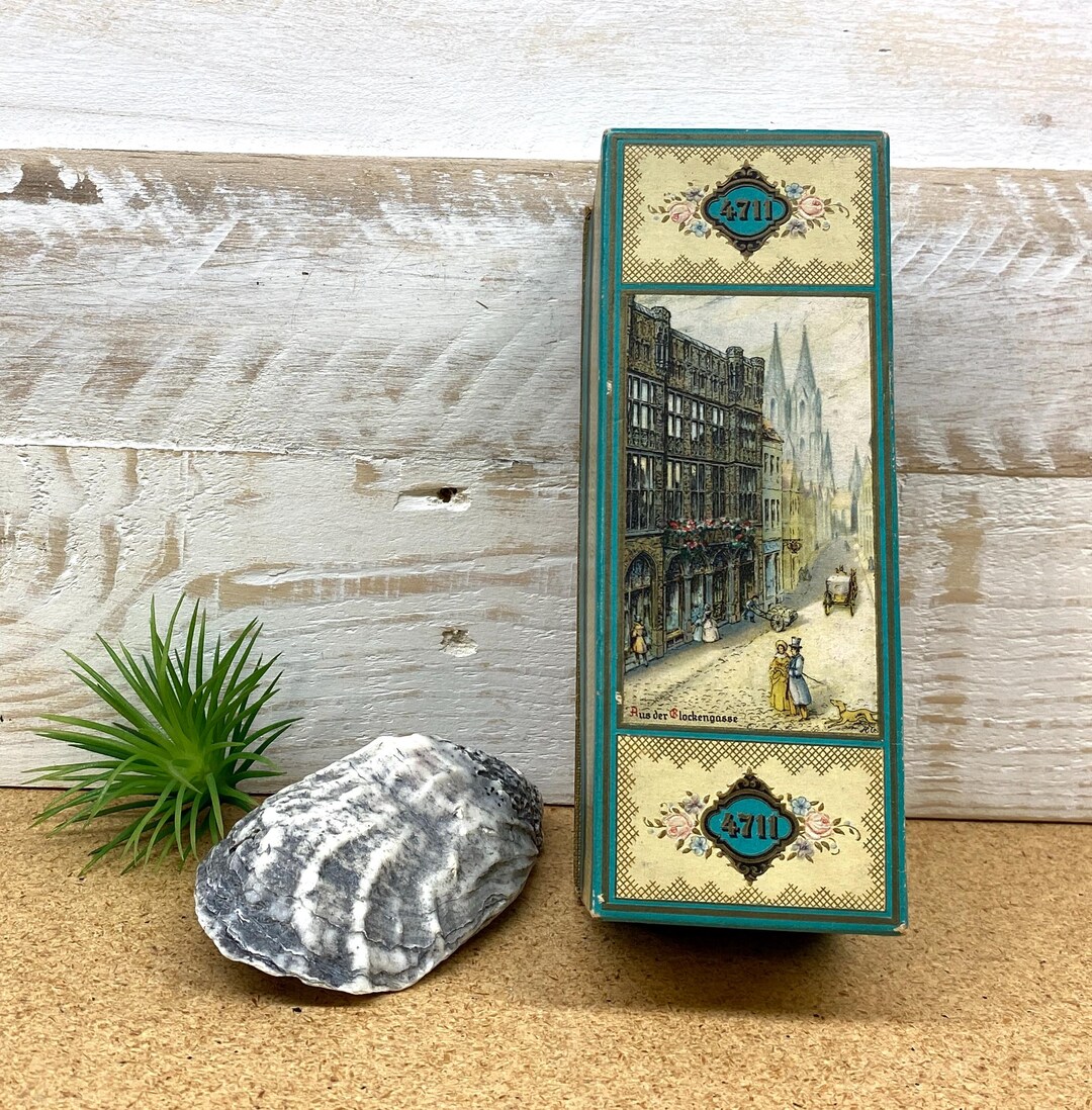 Vintage No. 4711 Perfume Bottle in Box, Glockengasse, Empty Vintage ...