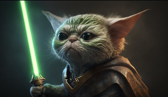Cats With Lightsabers Wallpaper