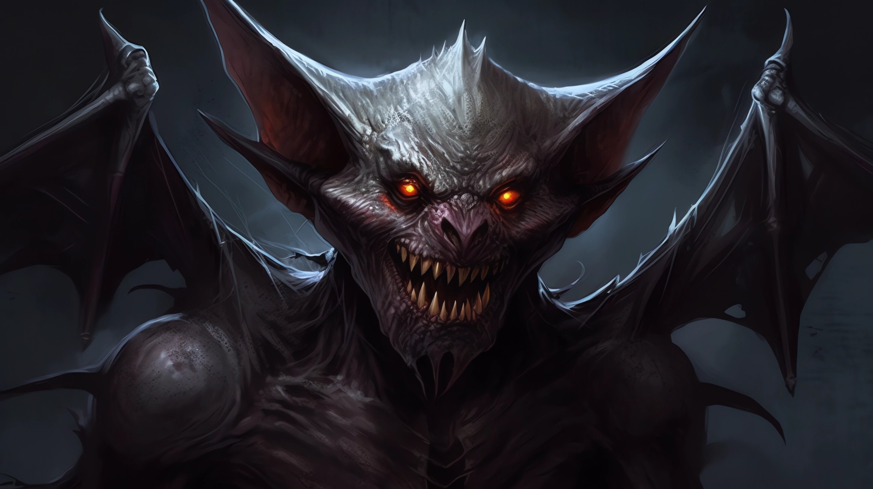 Gothic Bat Desktop Wallpaper Desktop Background Bat Monster Fantasy - Etsy