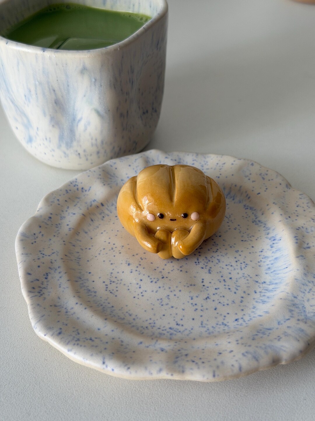Bread Desk Buddy - Handmade Polymer Clay Desk Friend Office Decor - Etsy