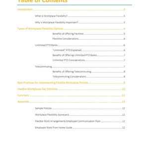 Workplace Flexible Work Toolkit Forms Work Schedule Forms Employee ...