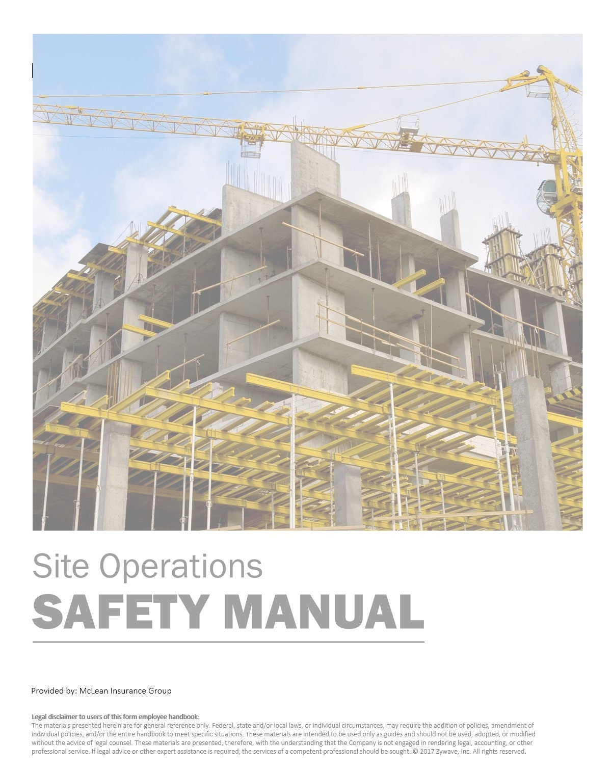 Safety Manual Forms Construction Forms Laboratory Safety Operating ...