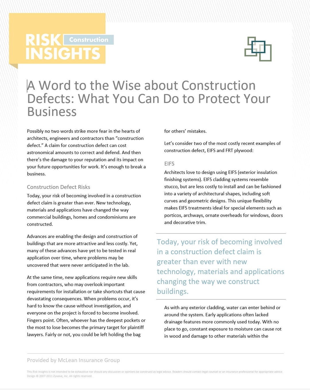 Construction Risk Insight Risk Management Form Organization Risk ...