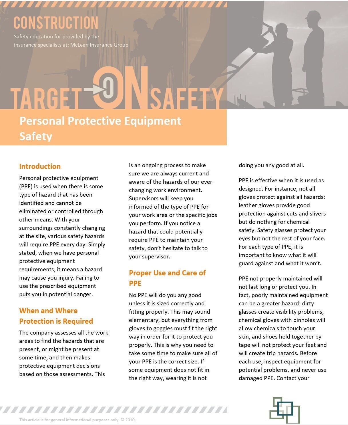 Construction Safety Template Site Safety Template Target on Safety ...