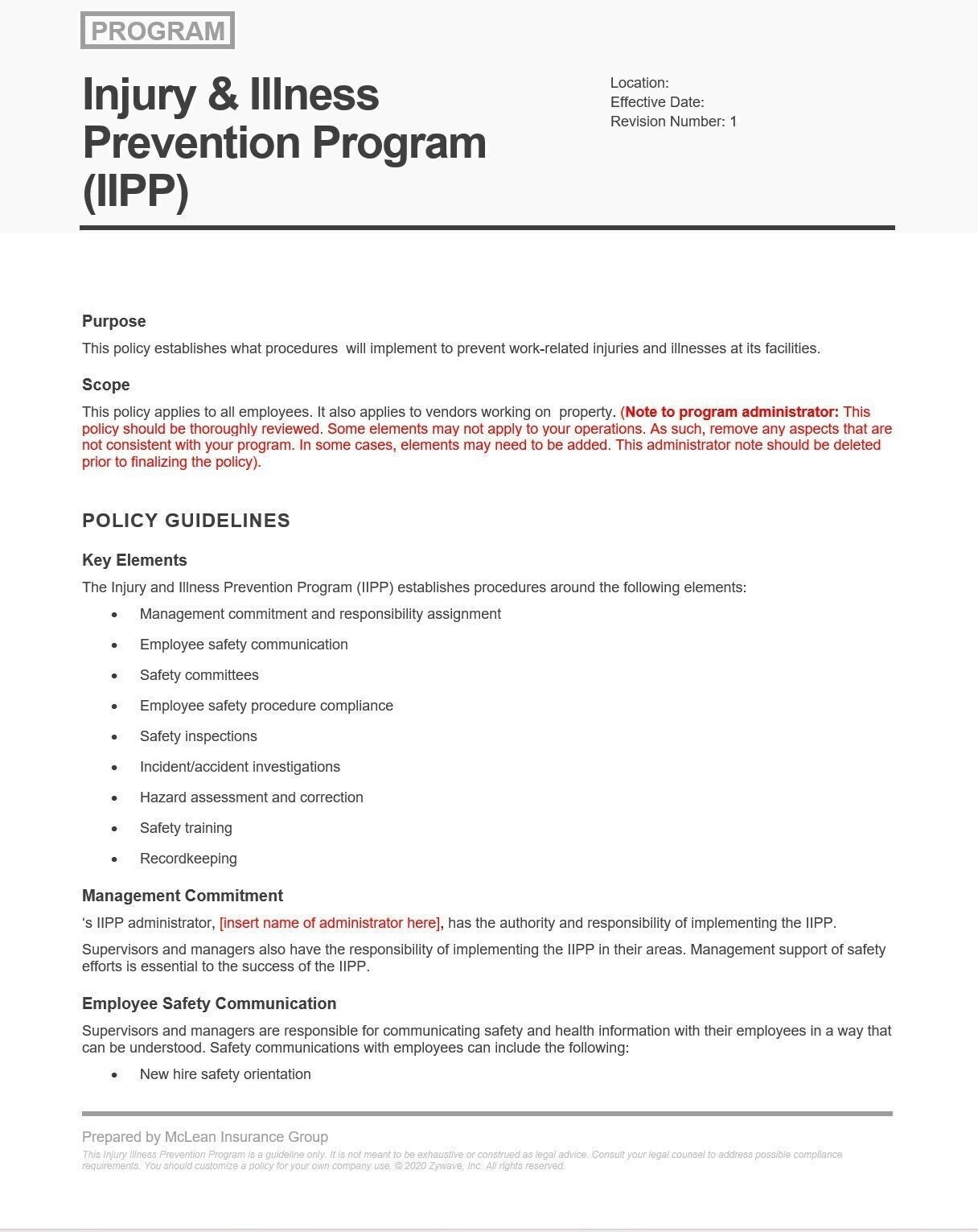 Injury Illness Form Prevention Templates Employee Health Form Work ...
