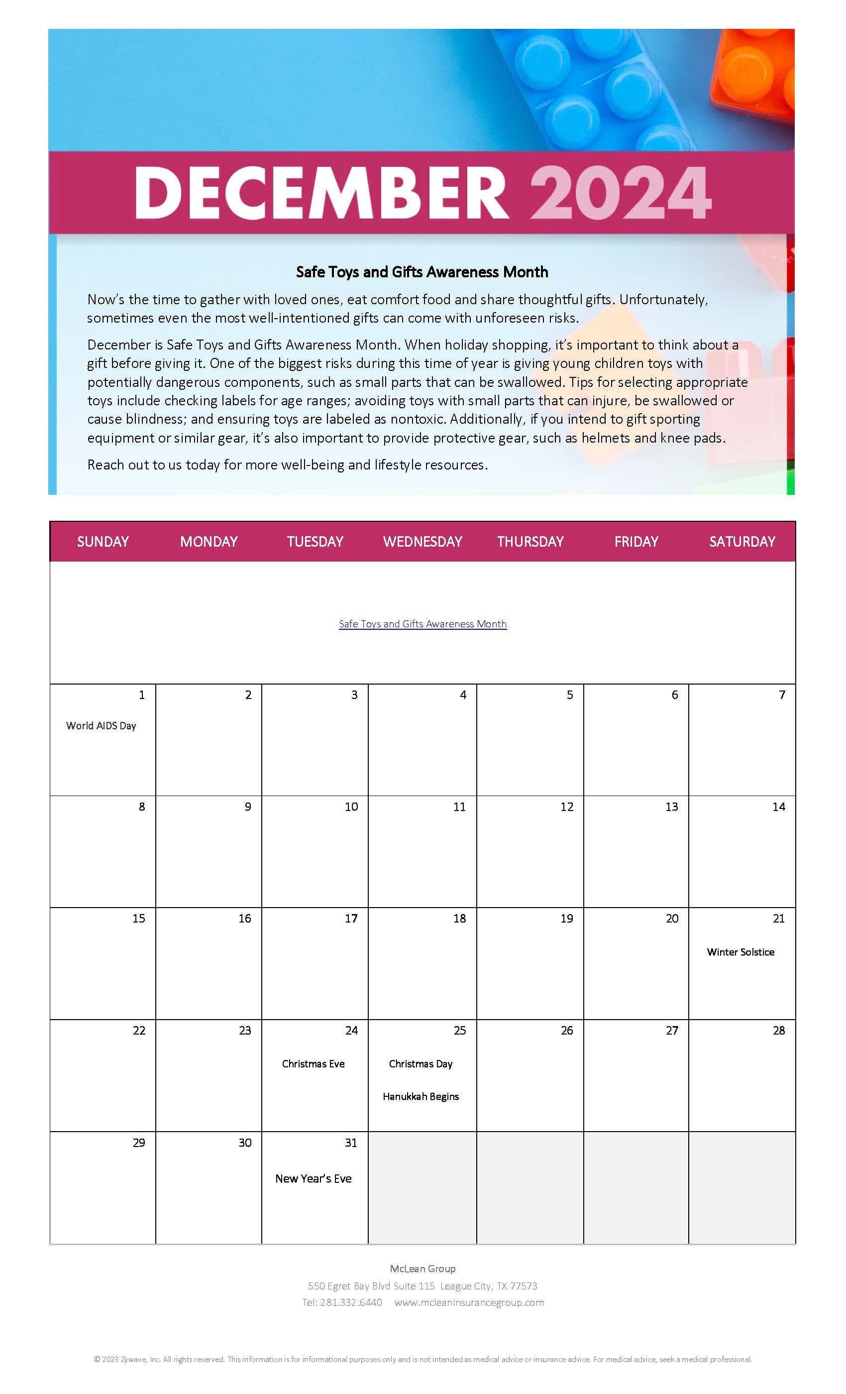 2024 National Health Observances Calendar Months - Etsy