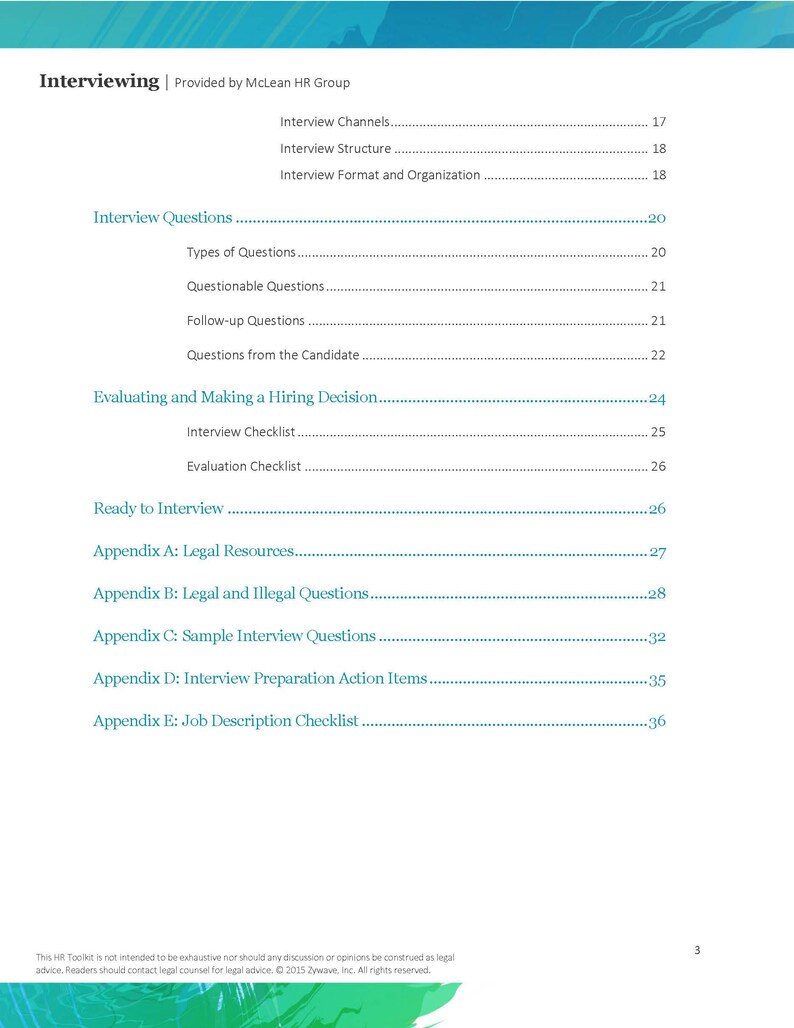 Interviewing Toolkit Interview Template Employee Hr Template Behavioral Question Hr Interview ...