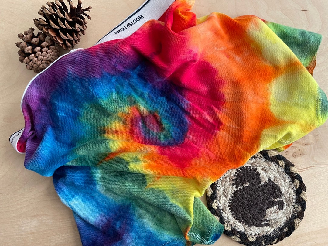 Pride Colored Tie Dyed Men’s Underwear, Boxer Briefs - Etsy