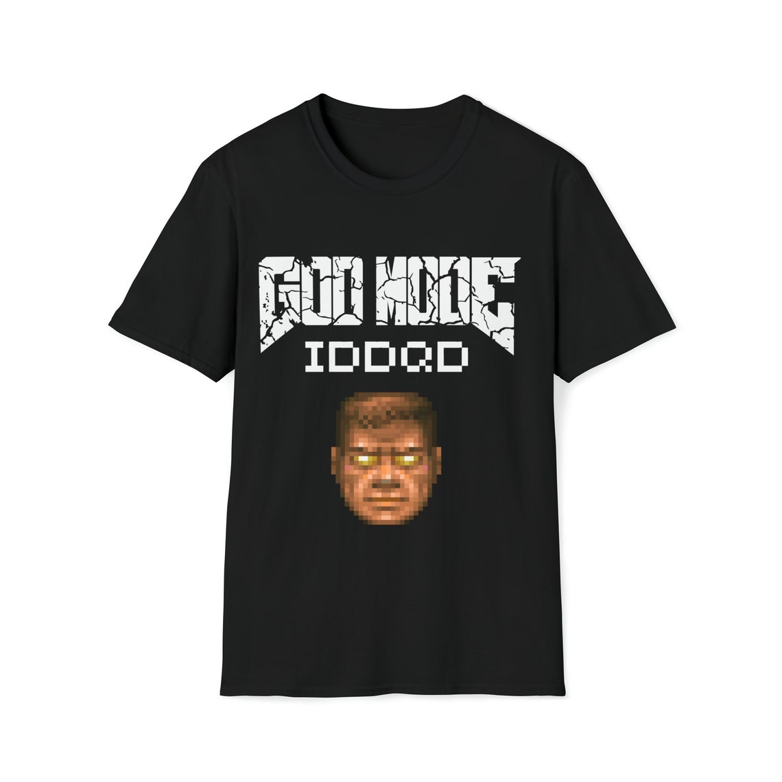 Doom God Mode | IDDQD | Funny Meme T-shirt | Birthday | Gamer | - Etsy