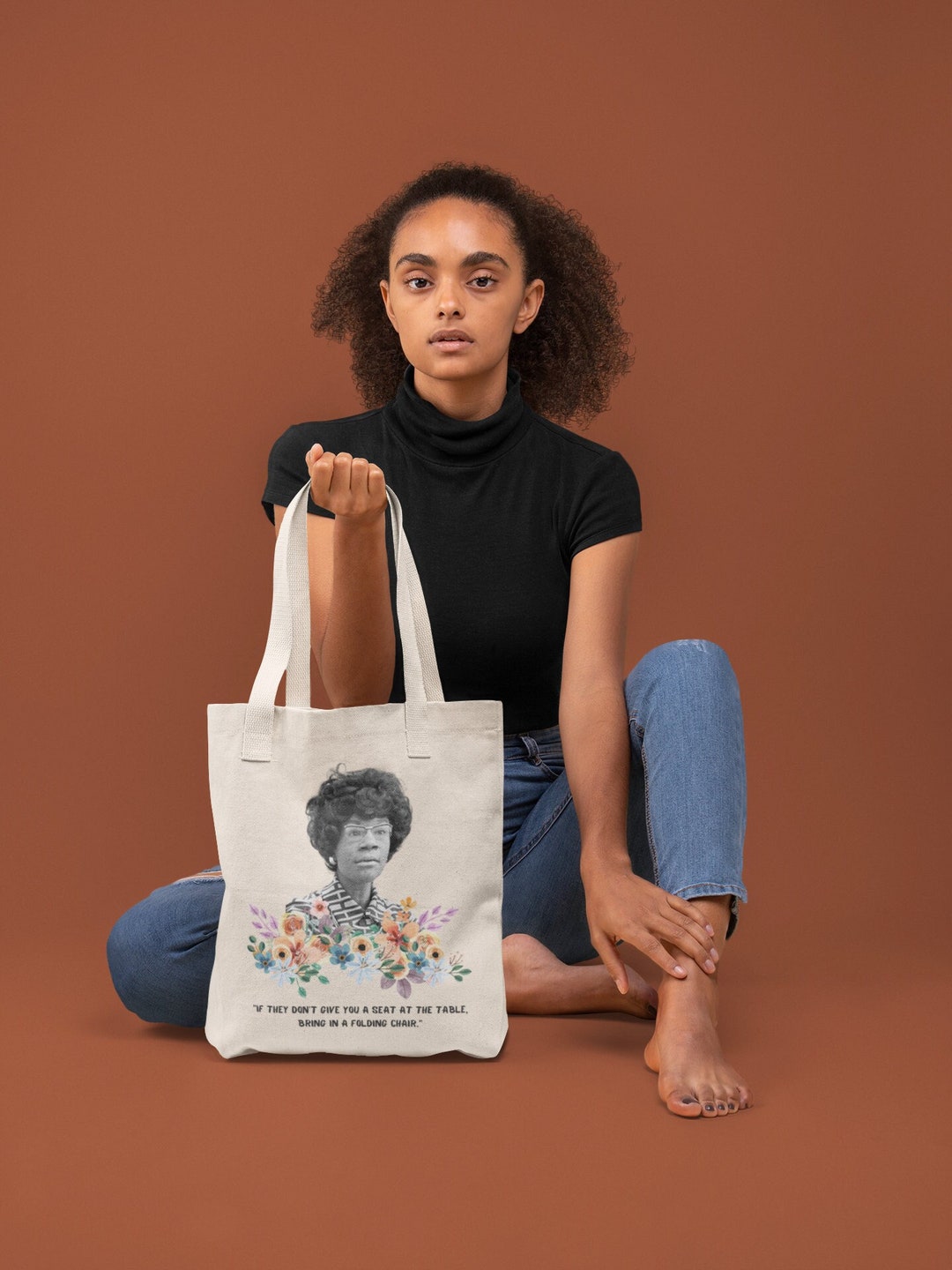 WOMEN'S History Month Women Empowerment SHIRLEY CHISHOLM Canvas Tote ...