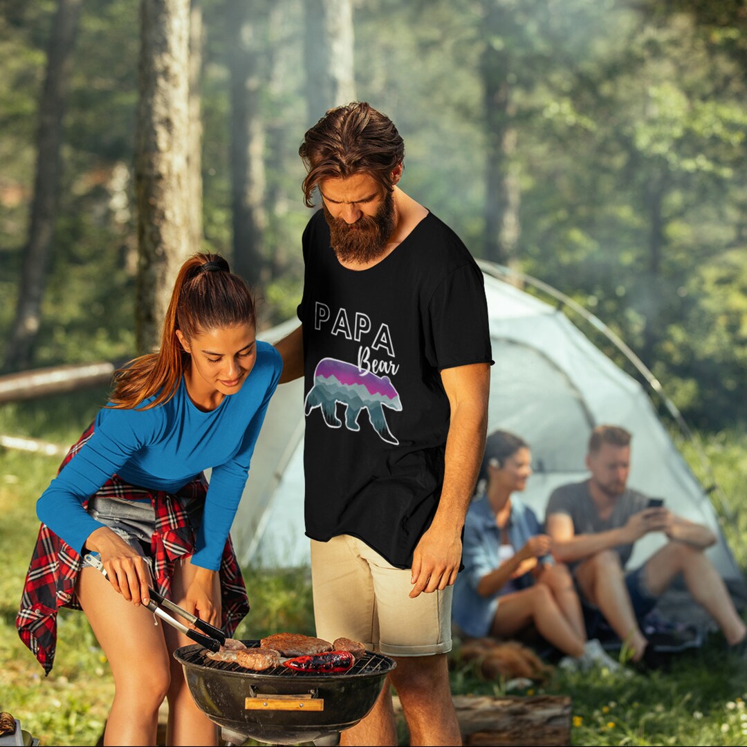 Papa Bear Funny Meme T-shirt Birthday Fathers Day Gift - Etsy