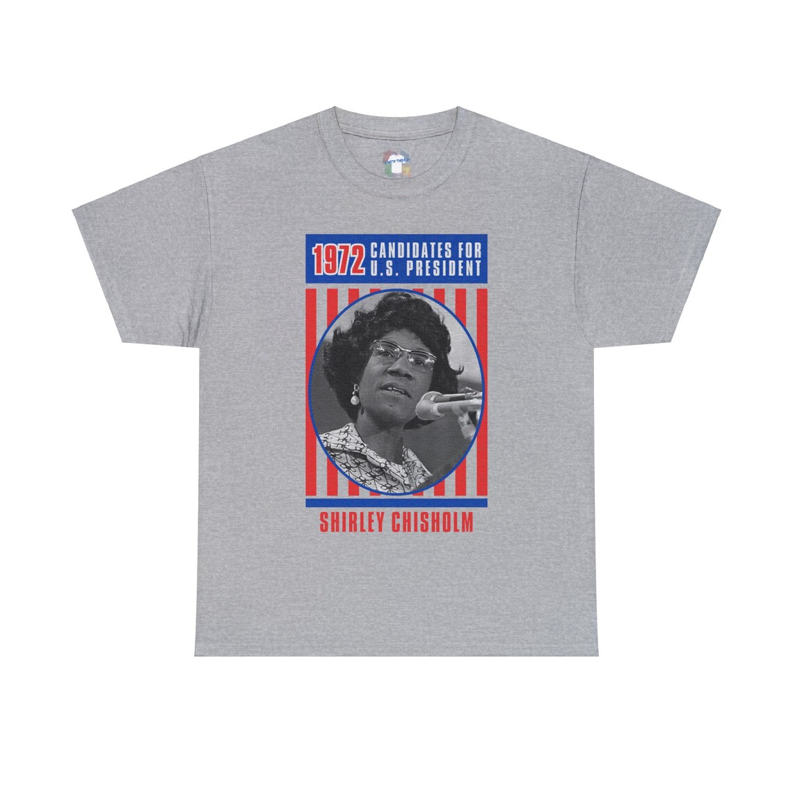 Shirley Chisholm Ad Campaign 1972 Red White and Blue | Black History ...