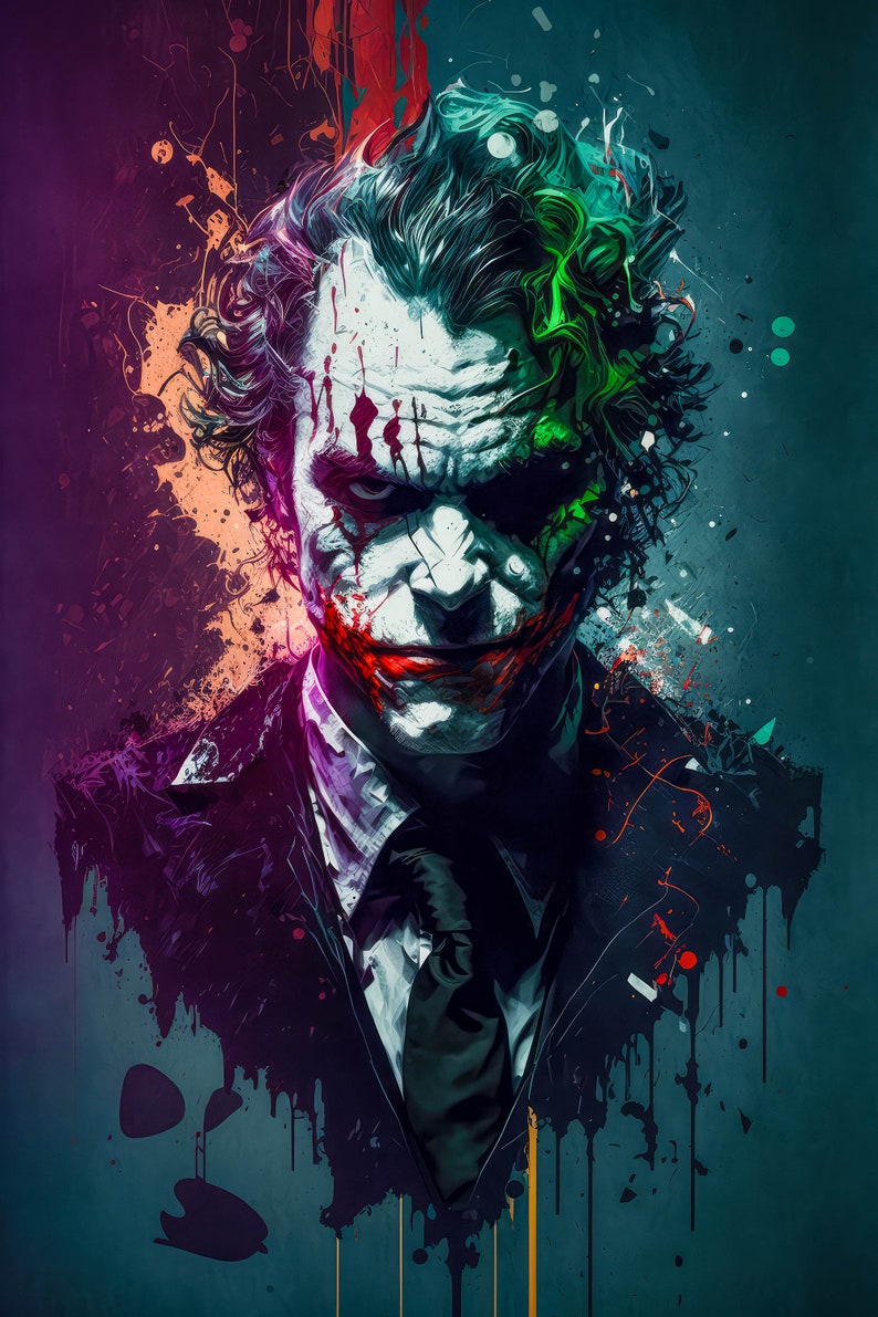 Super Hero 5 - Digital Art Print, Wall Art, Digital Download, Home ...