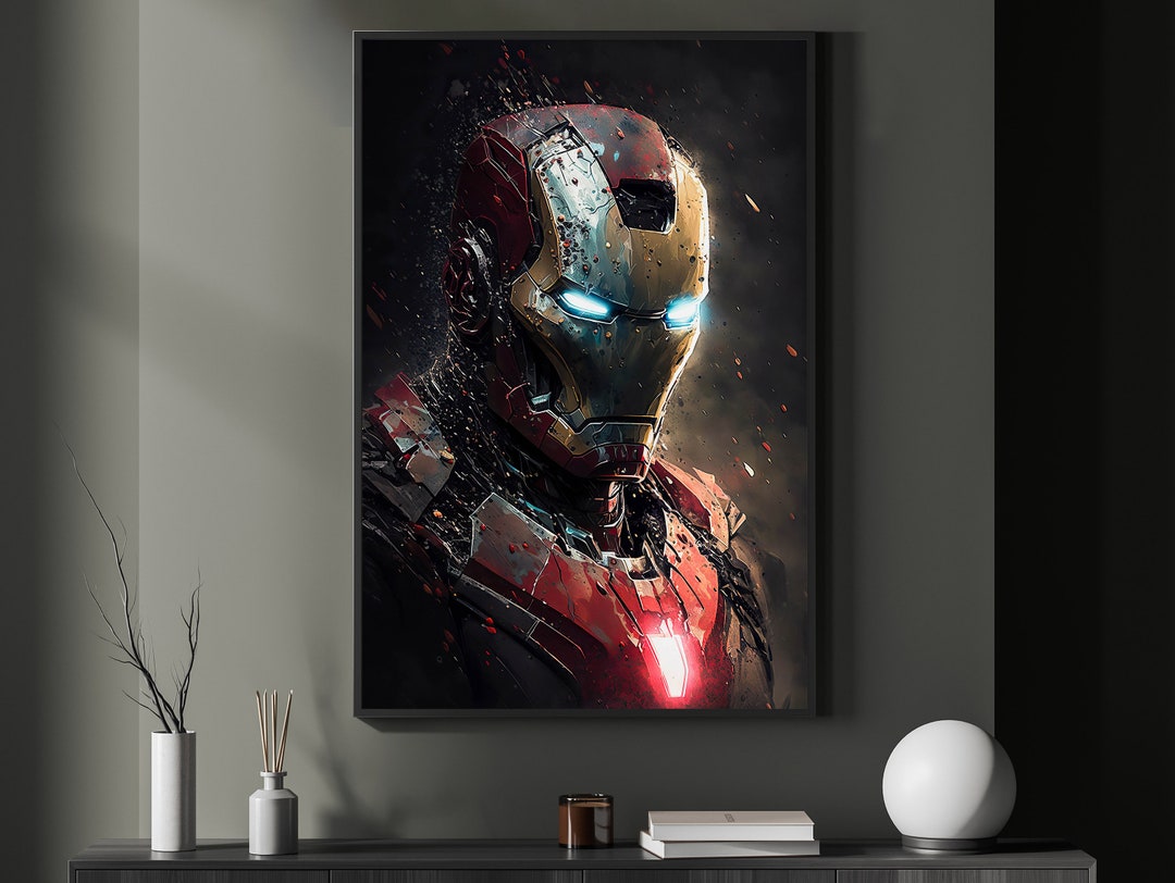 Super Hero 3 - Digital Art Print, Wall Art, Digital Download, Home ...