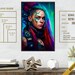 Cyberpunk Girl 10 - Digital Art Print, Wall Art, Digital Download, Home ...